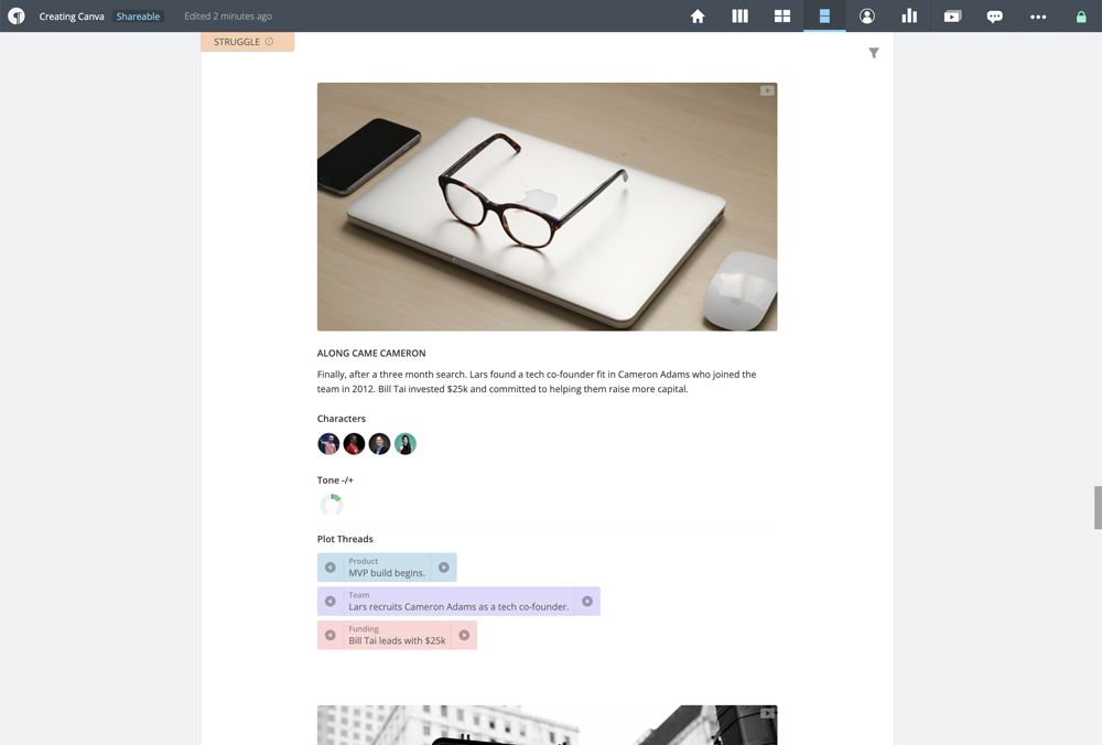 Story View | Prewrite Help & Learning